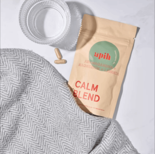 Pastillas naturales para dormir con ashwagandha y magnesio| Calm Blend ...